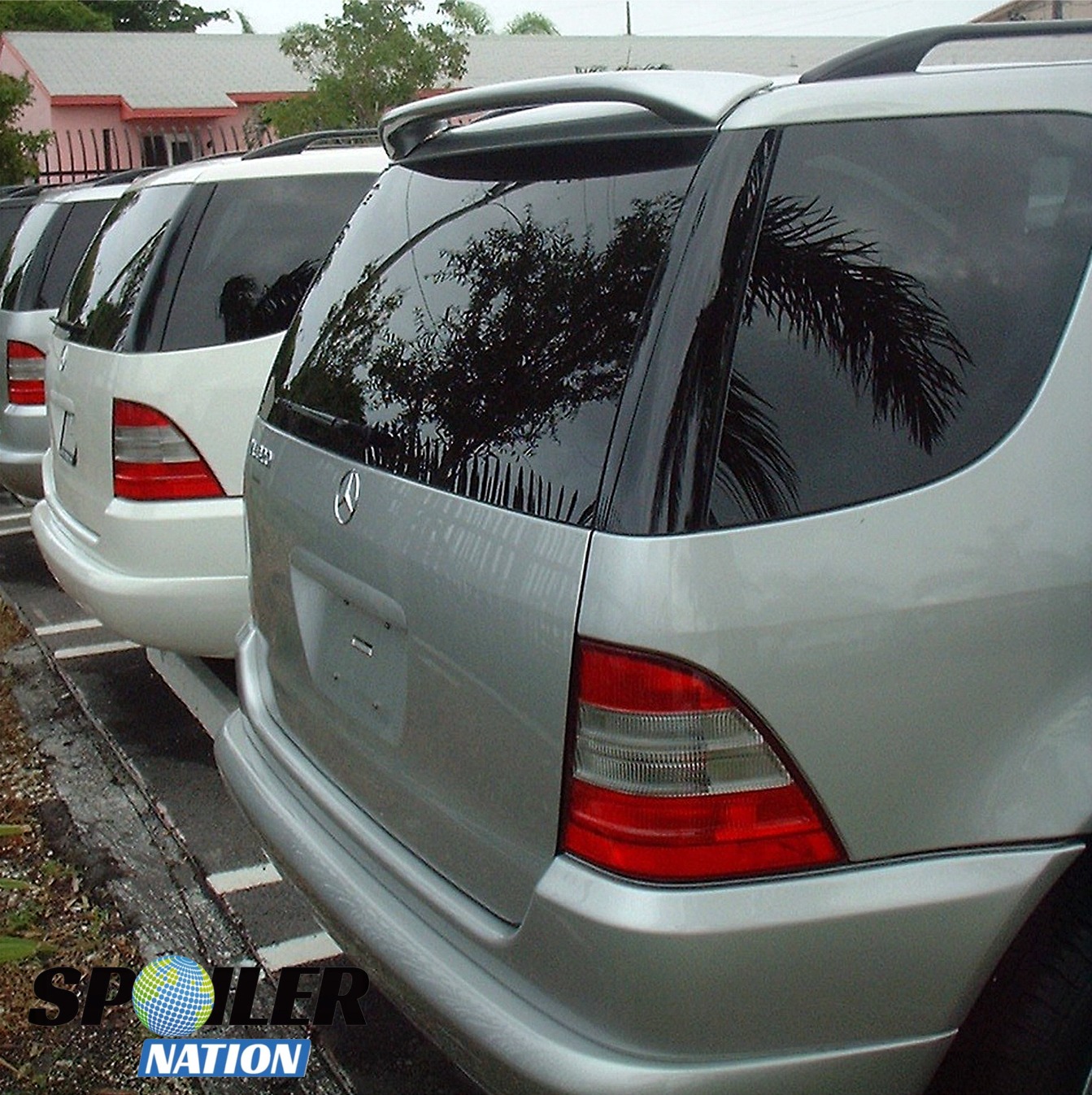 1998-2005 Mercedes ML Factory Style Rear Roof Wing Spoiler